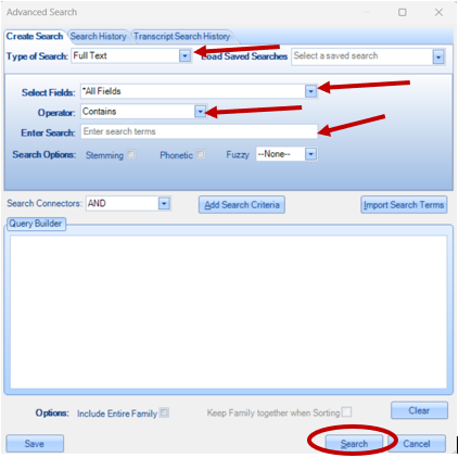Guide: IPRO Eclipse Publish Case-Searching | nlsblog.org